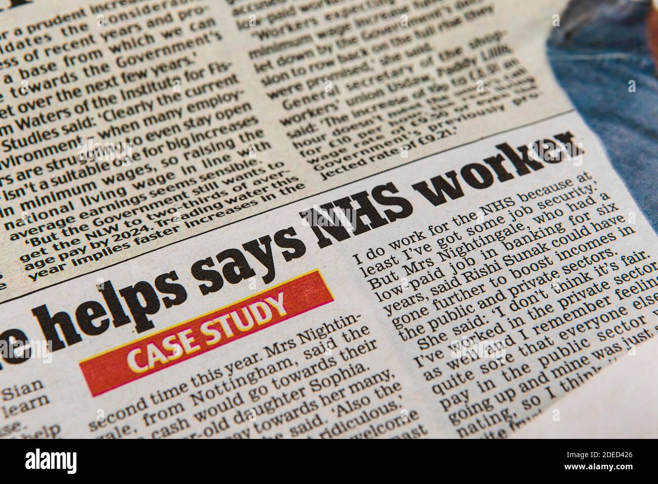 Newspaper head lines Stock Photo - Alamy