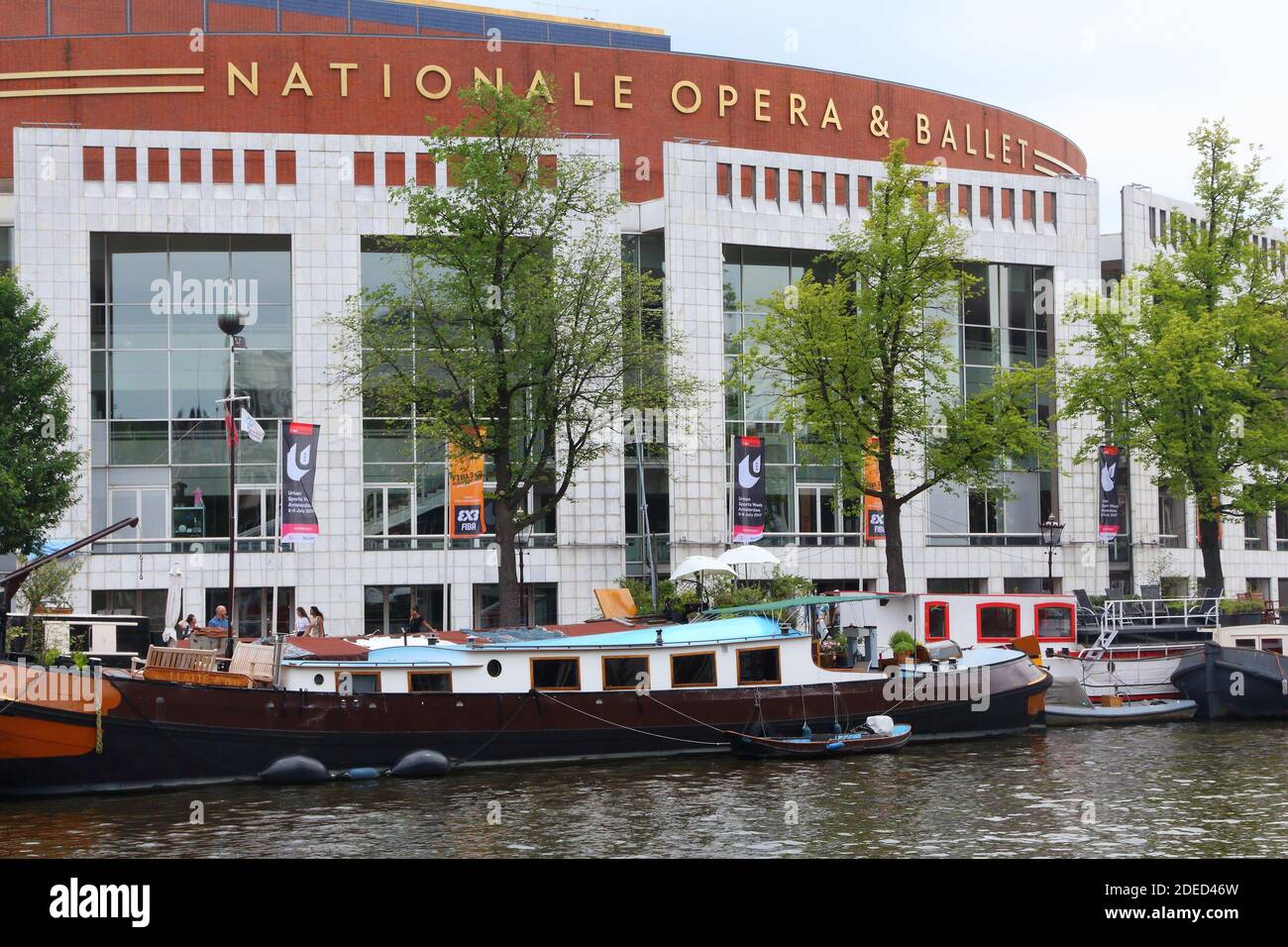 AMSTERDAM, NETHERLANDS - JULY 8, 2017: Stopera building in Amsterdam ...