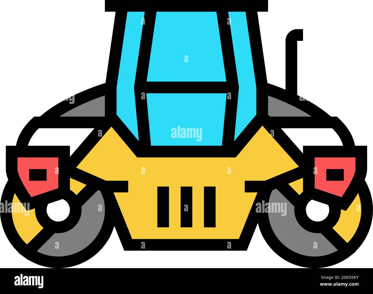 Road marking machine Cut Out Stock Images & Pictures - Alamy