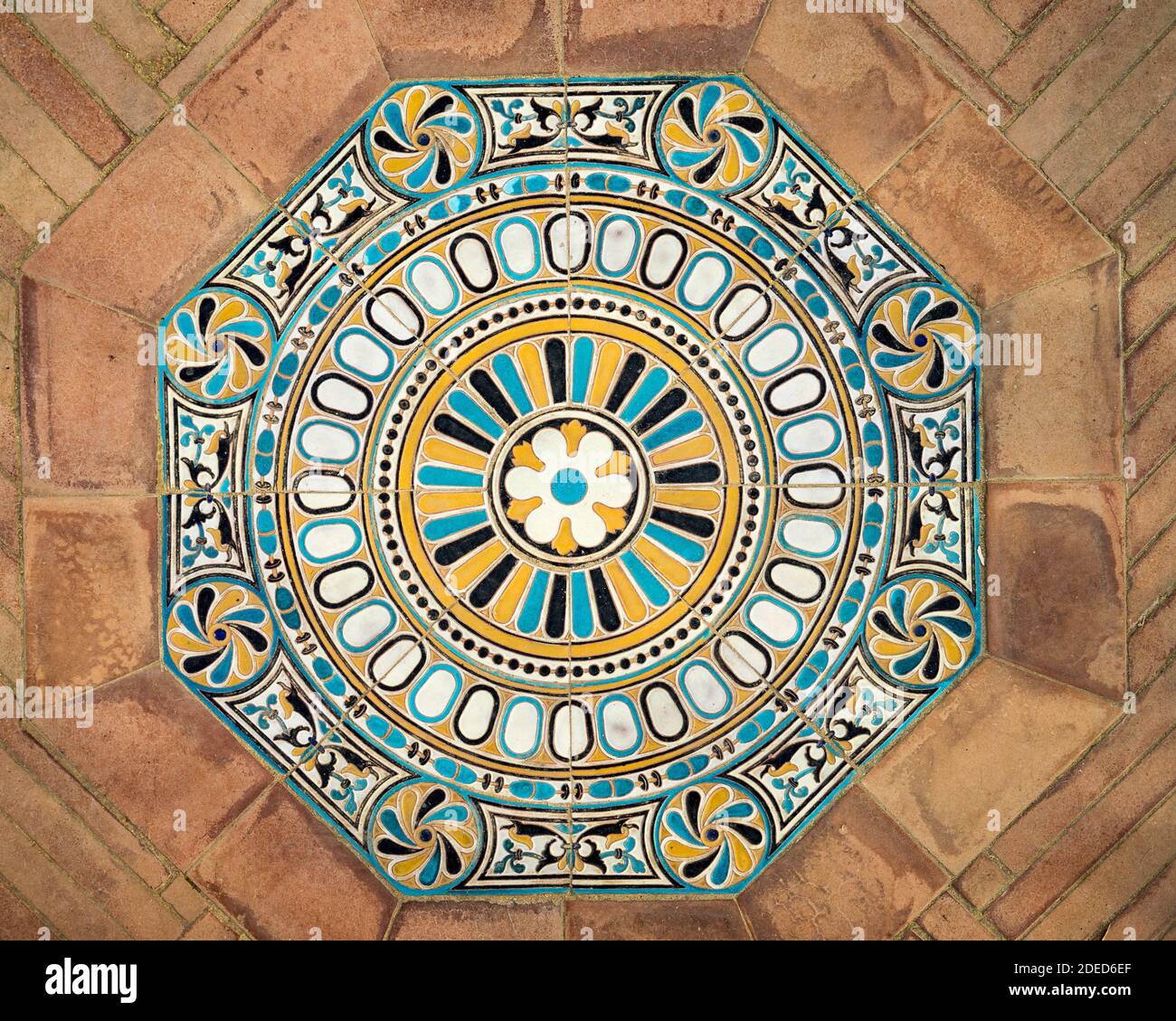 Ceramic tiles design vintage Stock Photo - Alamy