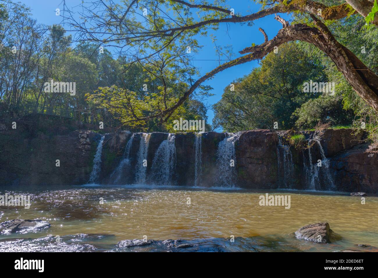 Salto Capiovi or Capiovi Falls in the Parque Natural Don Alberto Nobs ...