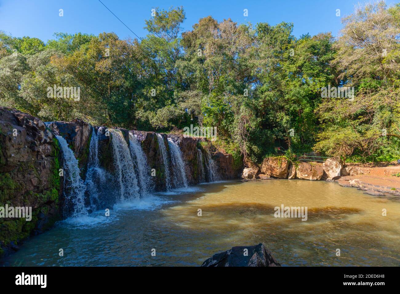 Salto Capiovi or Capiovi Falls in the Parque Natural Don Alberto Nobs ...