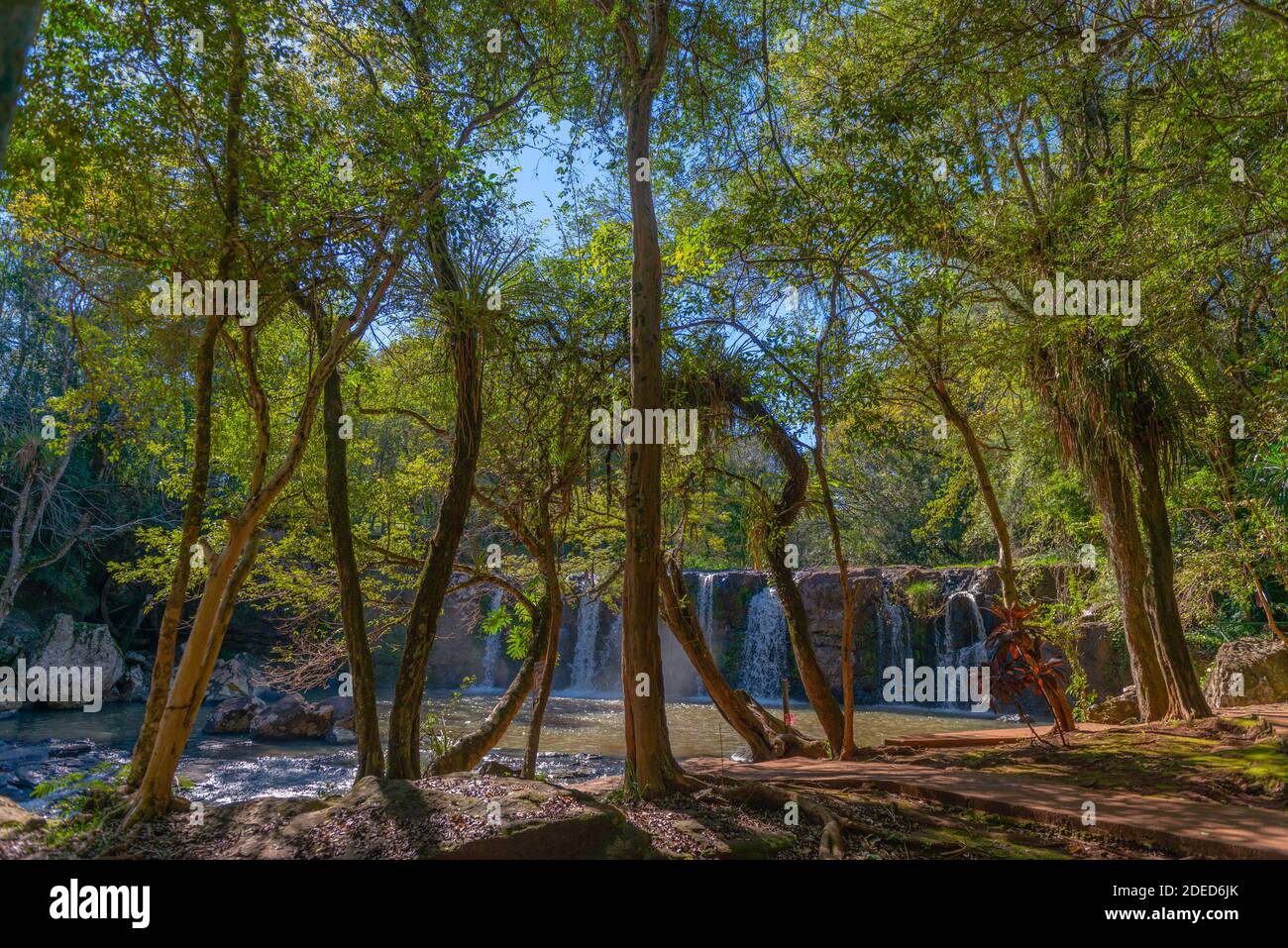 Capiovi Falls in the Nature Park Parque Natural Don Alberto Nobs ...