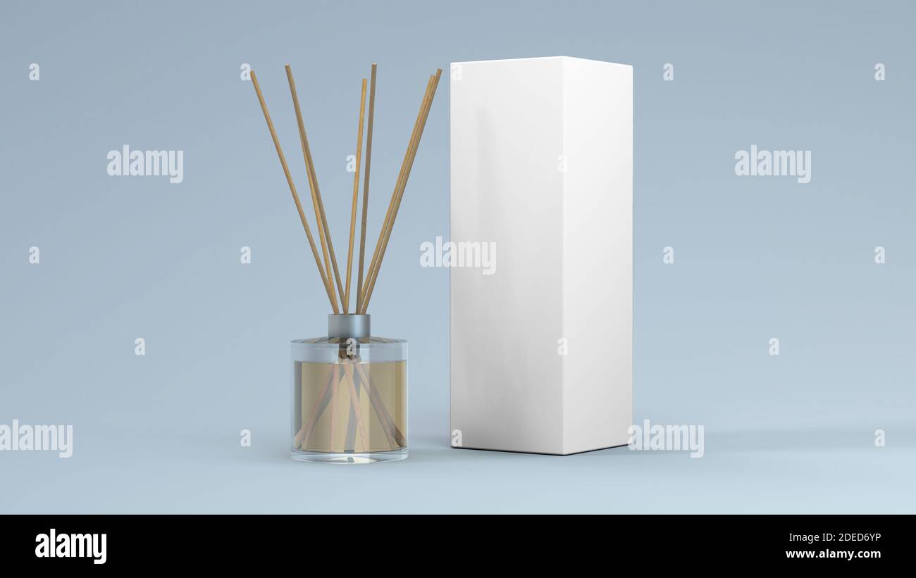 Air freshener mock up 3d rendering Stock Photo - Alamy