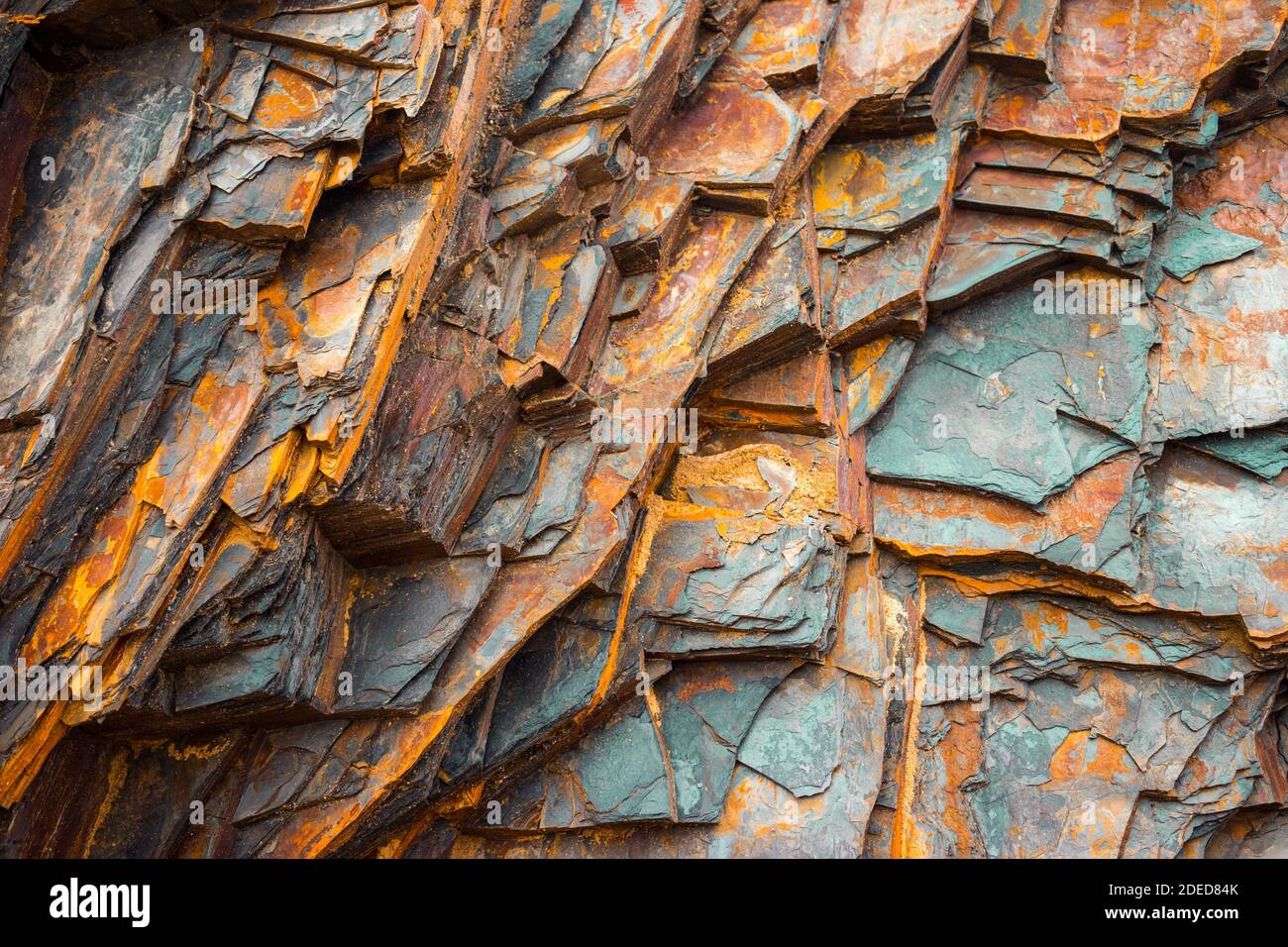 Layered rock structure grey hi-res stock photography and images - Alamy
