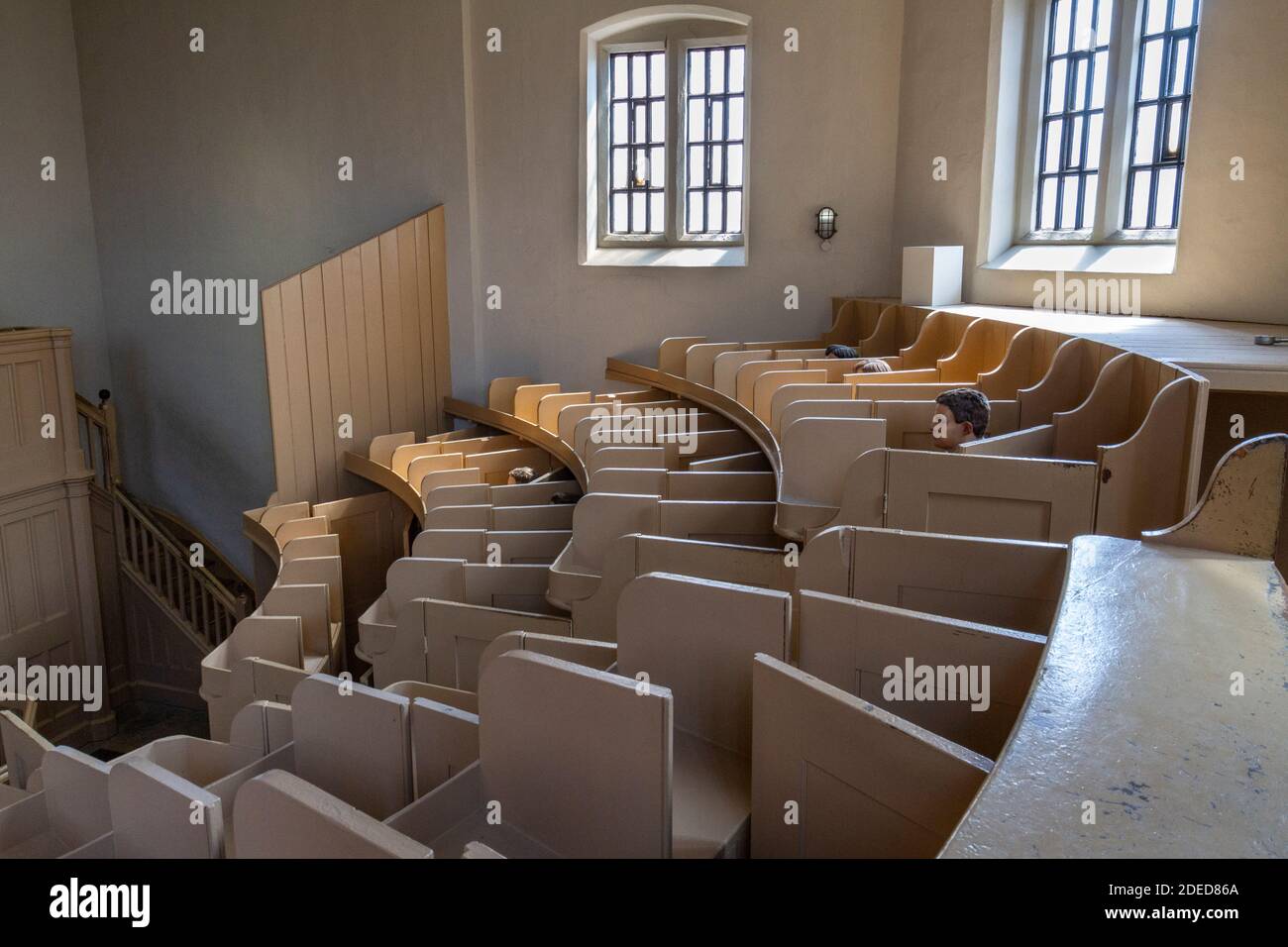 The prison chapel within Lincoln Prison (Victorian Prison), itself ...