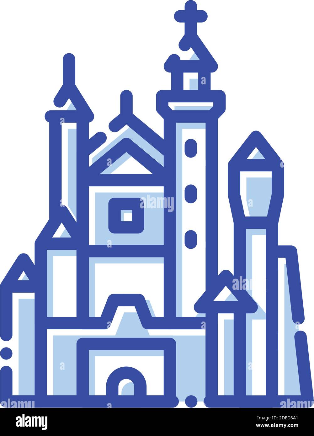 Neuschwanstein Castle Bavaria Germany Stock Vector Images - Alamy