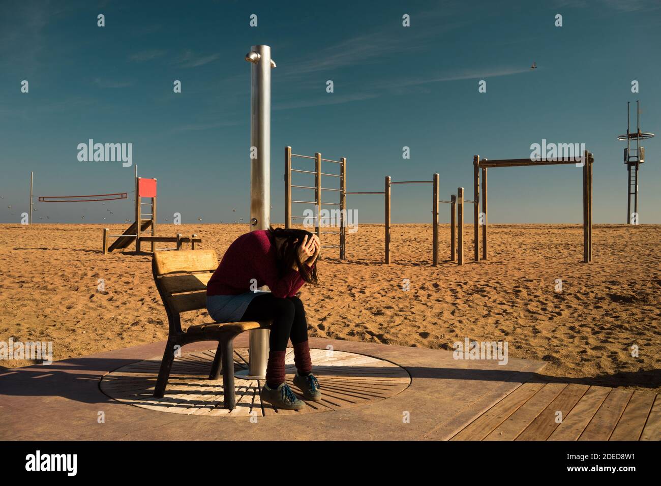 Woman seating hi-res stock photography and images - Alamy