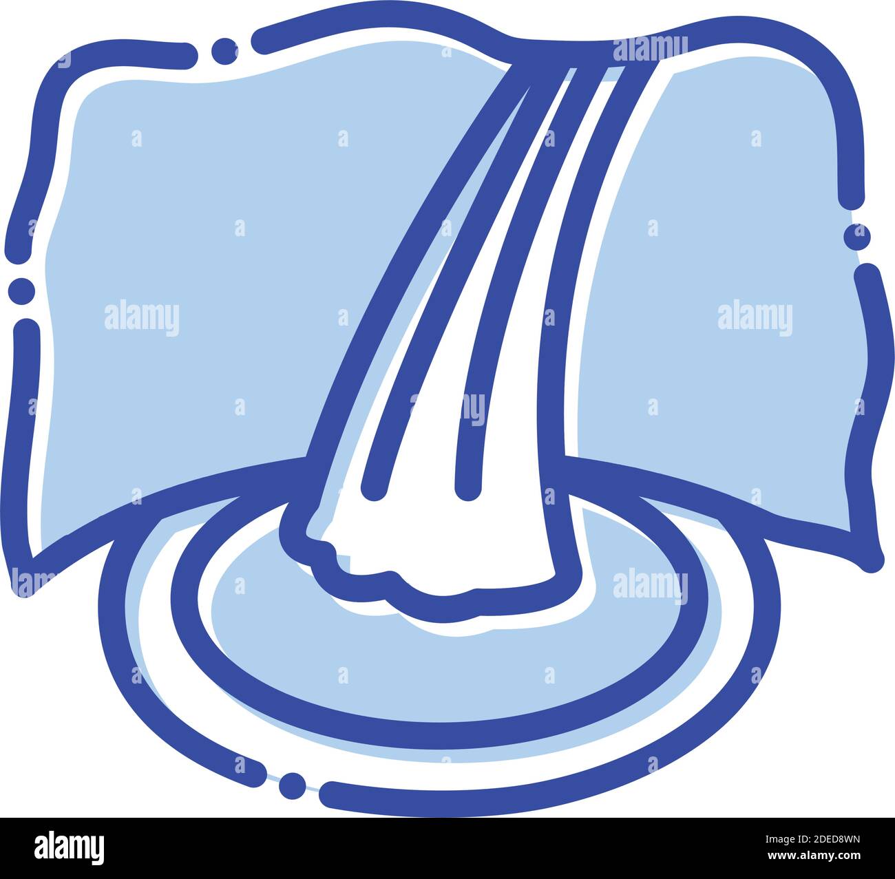 Angel Falls, Venezuela, waterfall, bolivar fully editable vector icons ...