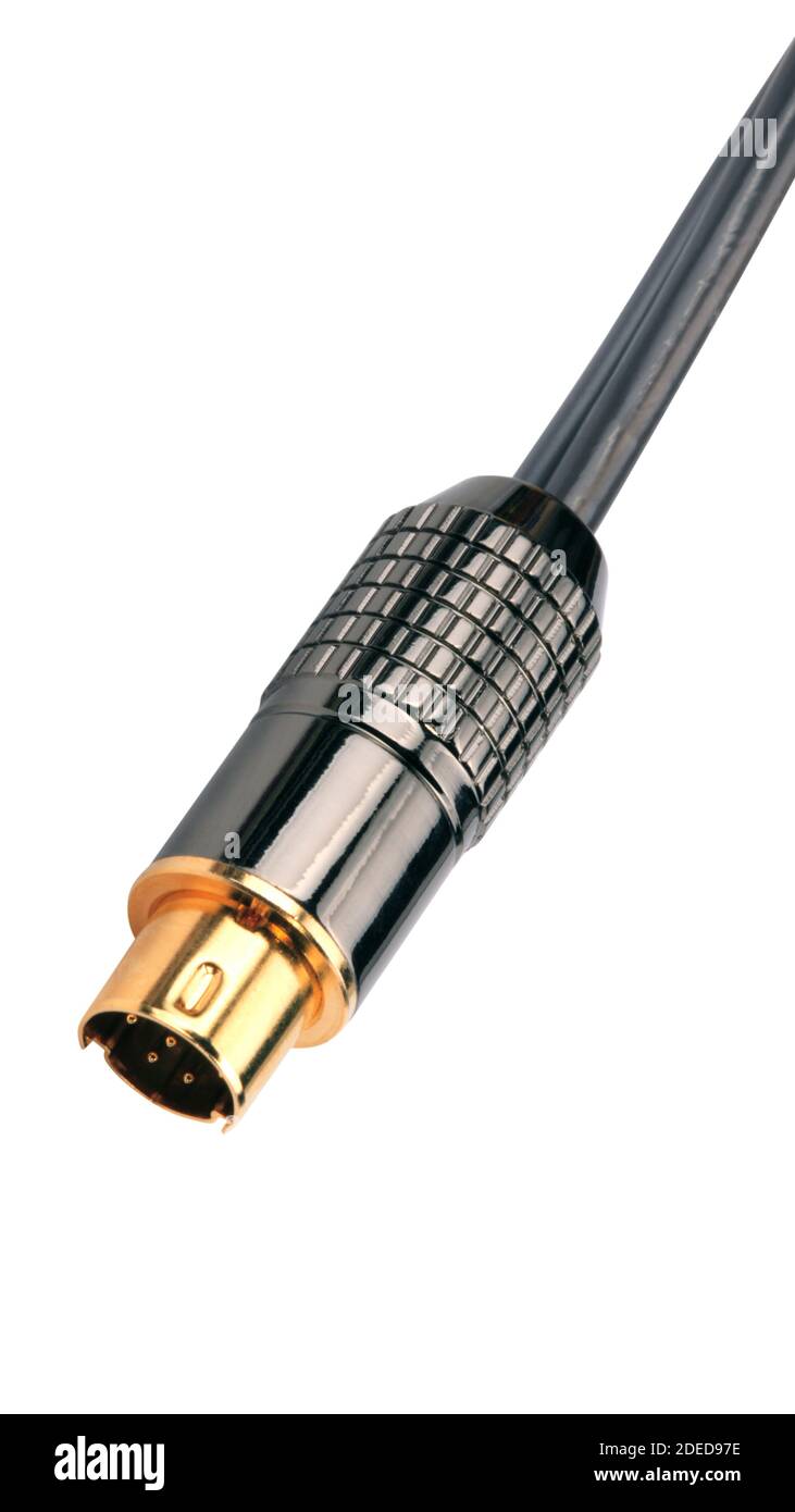 Male Plug Connector Isolated Stock Photo - Alamy