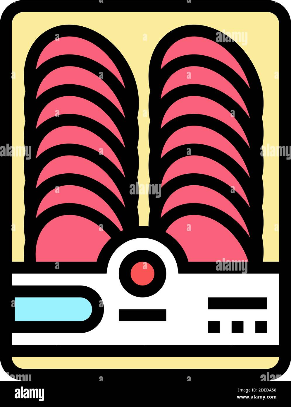 cut meat product package color icon vector illustration Stock Vector ...