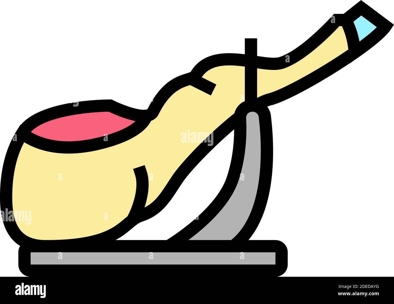 ham leg meat color icon vector illustration Stock Vector Image & Art ...