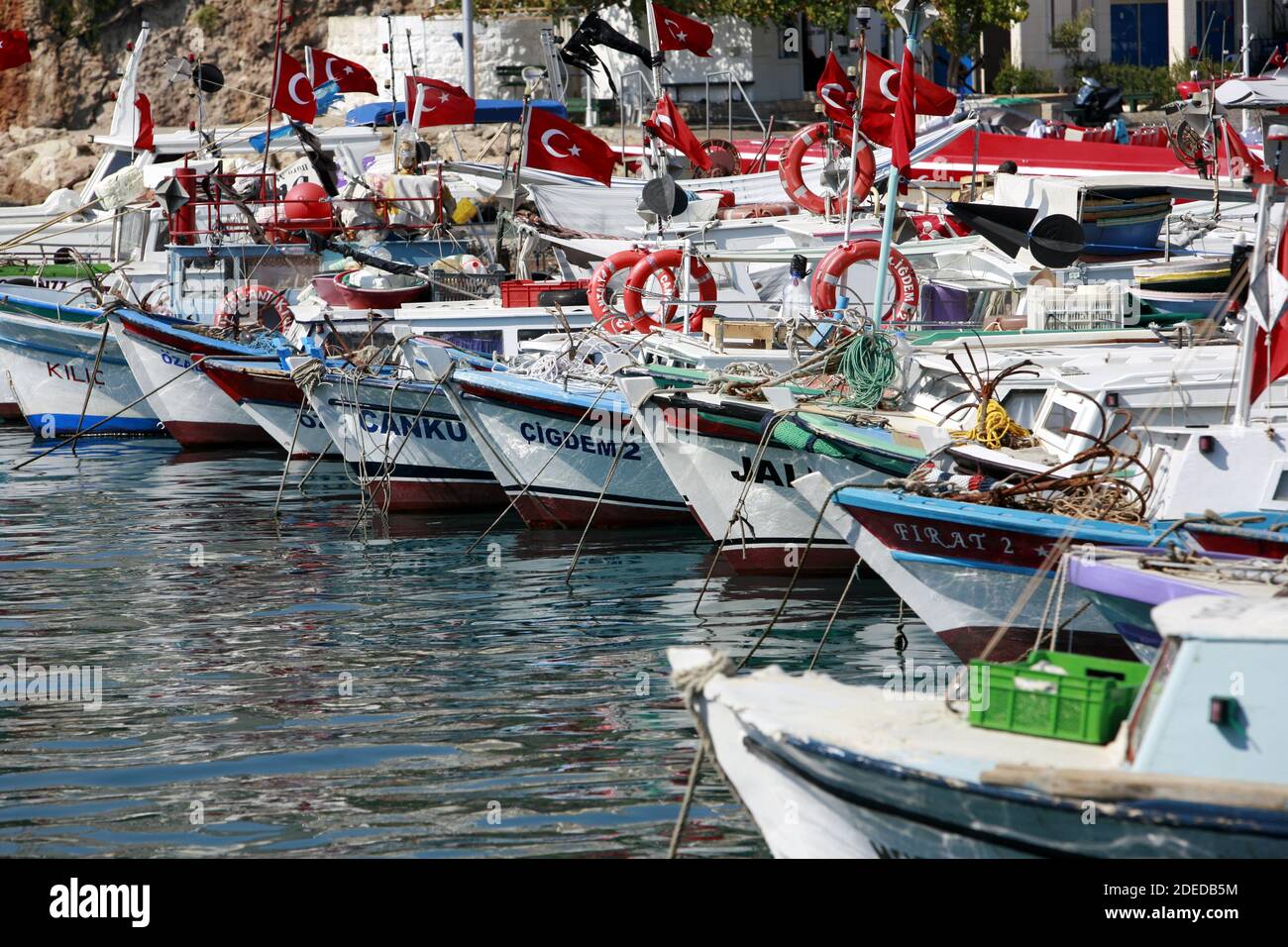 Turkish fishing boats hi-res stock photography and images - Alamy