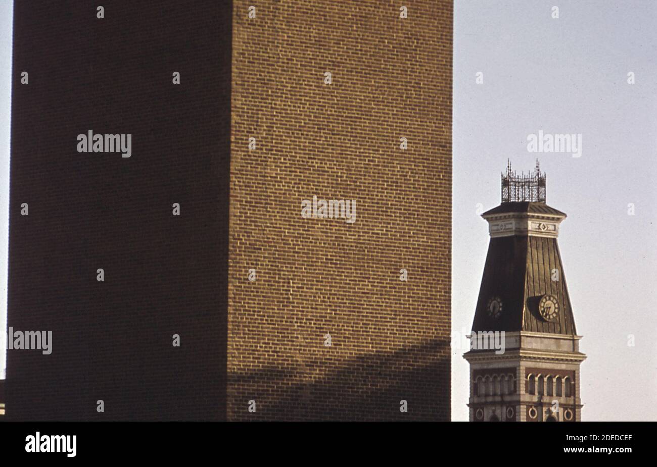 1970s Photos (1973) - Courthouse tower (right) and tower of First ...