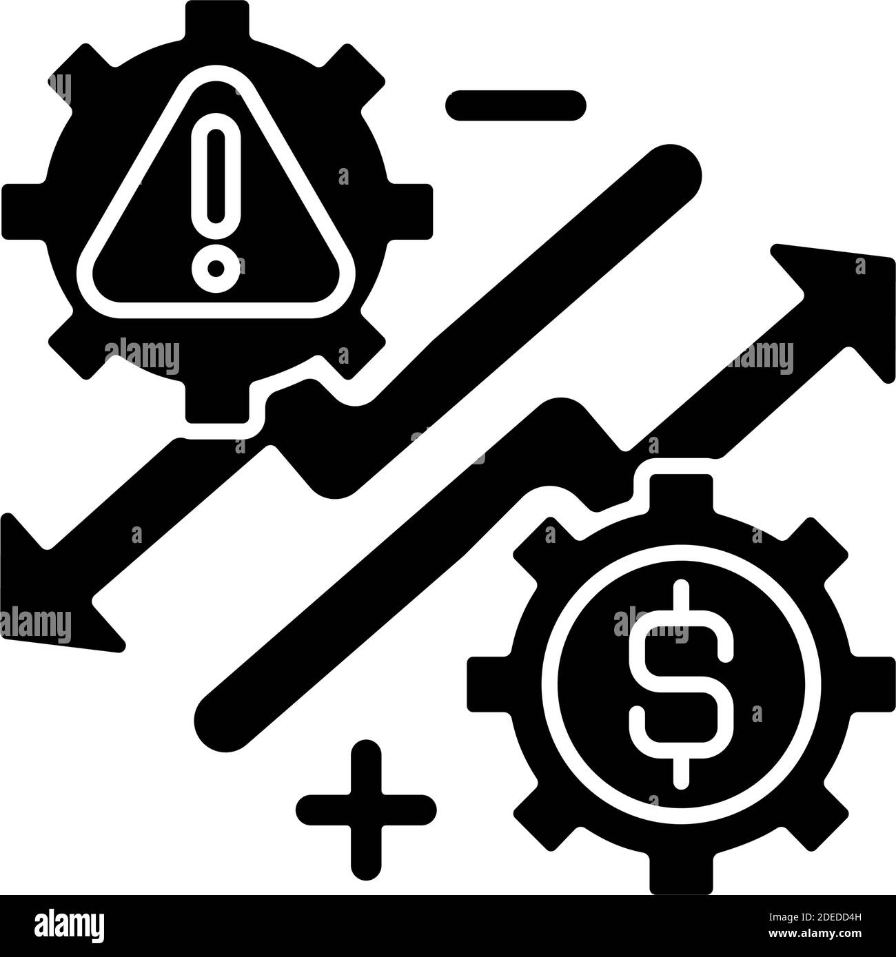 Business risks black glyph icon Stock Vector Image & Art - Alamy