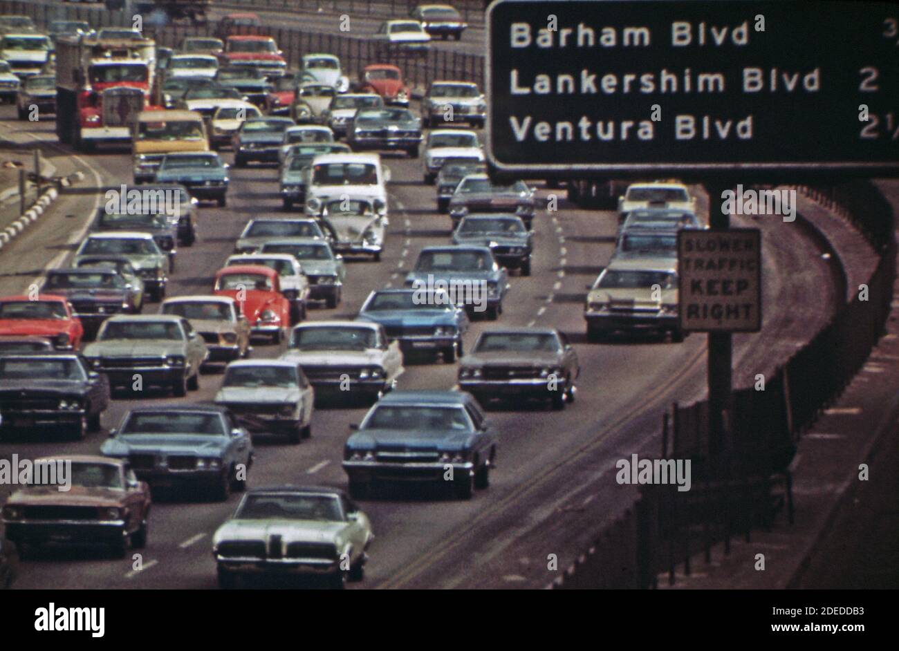 1970s Photos (1972) - Hollywood Freeway near Ventura Beach (California ...