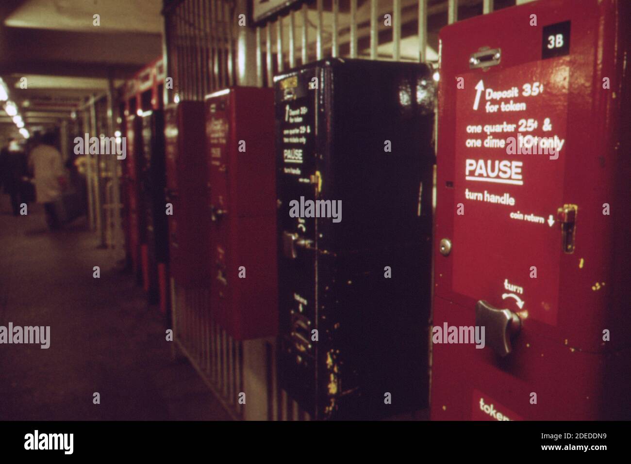1970s subway token machine hi-res stock photography and images - Alamy