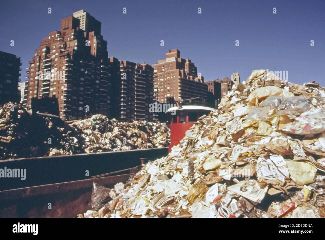 1970s Photo - (1973) - Part of the 26;000 tons of solid waste that New ...