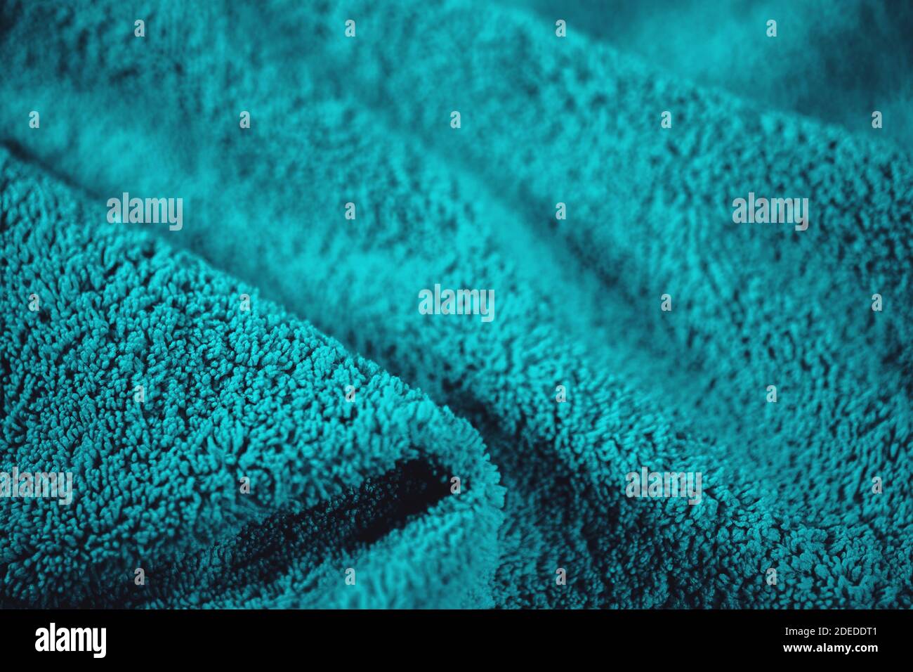 Turquoise Blue Cloth Fiber Texture Background, trendy color of 2021 ...