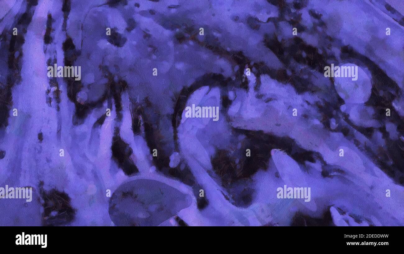Layers of purple and blue paints on canvas. Abstract background Stock ...