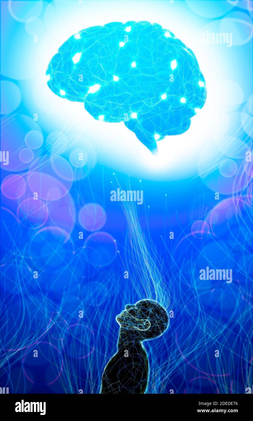 Digital consciousness, brain potential. Ideas and innovation. Free your ...