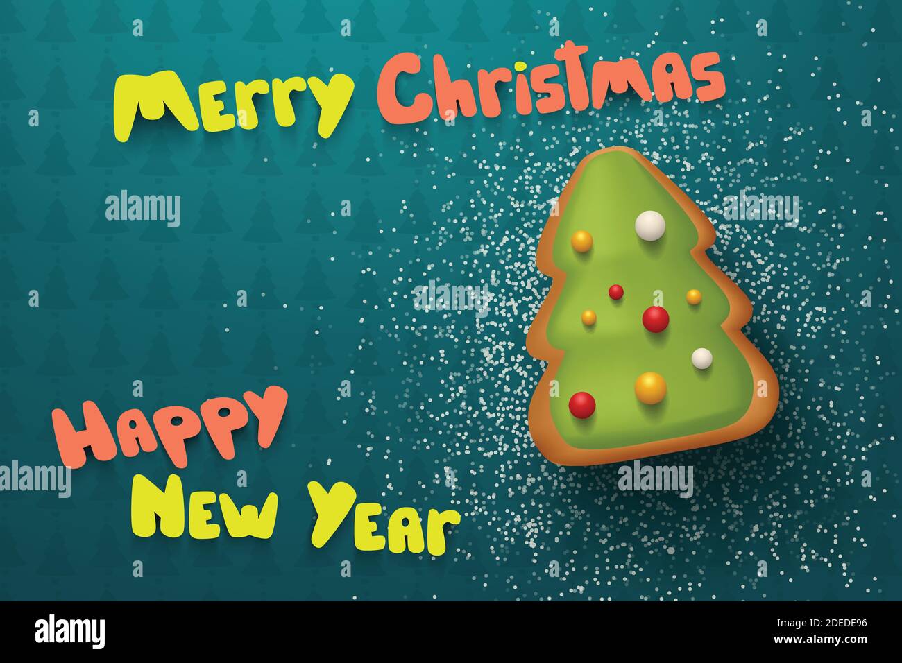 Winter baking recipe Stock Vector Images - Alamy