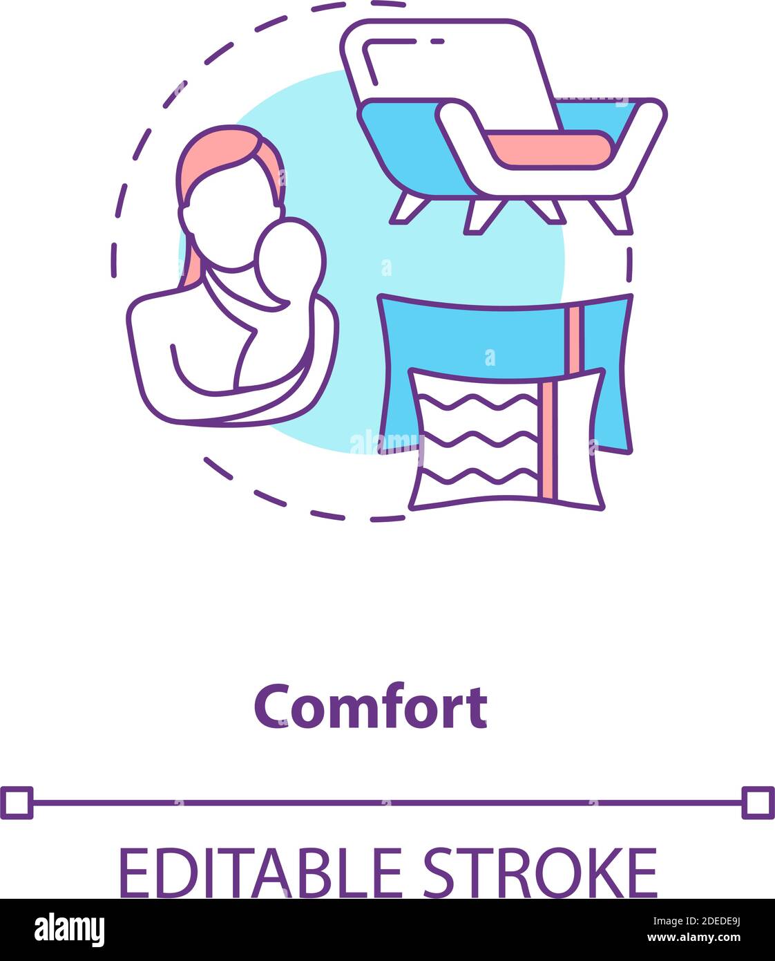 Comfort concept icon Stock Vector Image & Art - Alamy