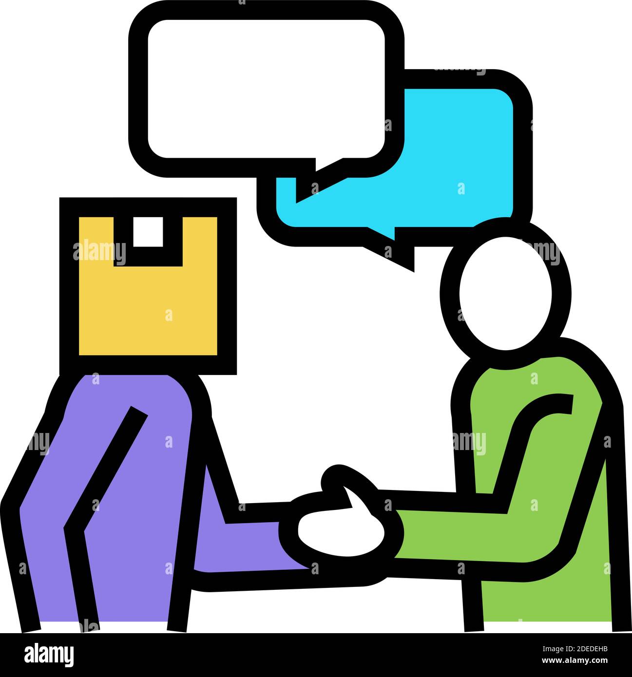 Hello new job Stock Vector Images - Alamy