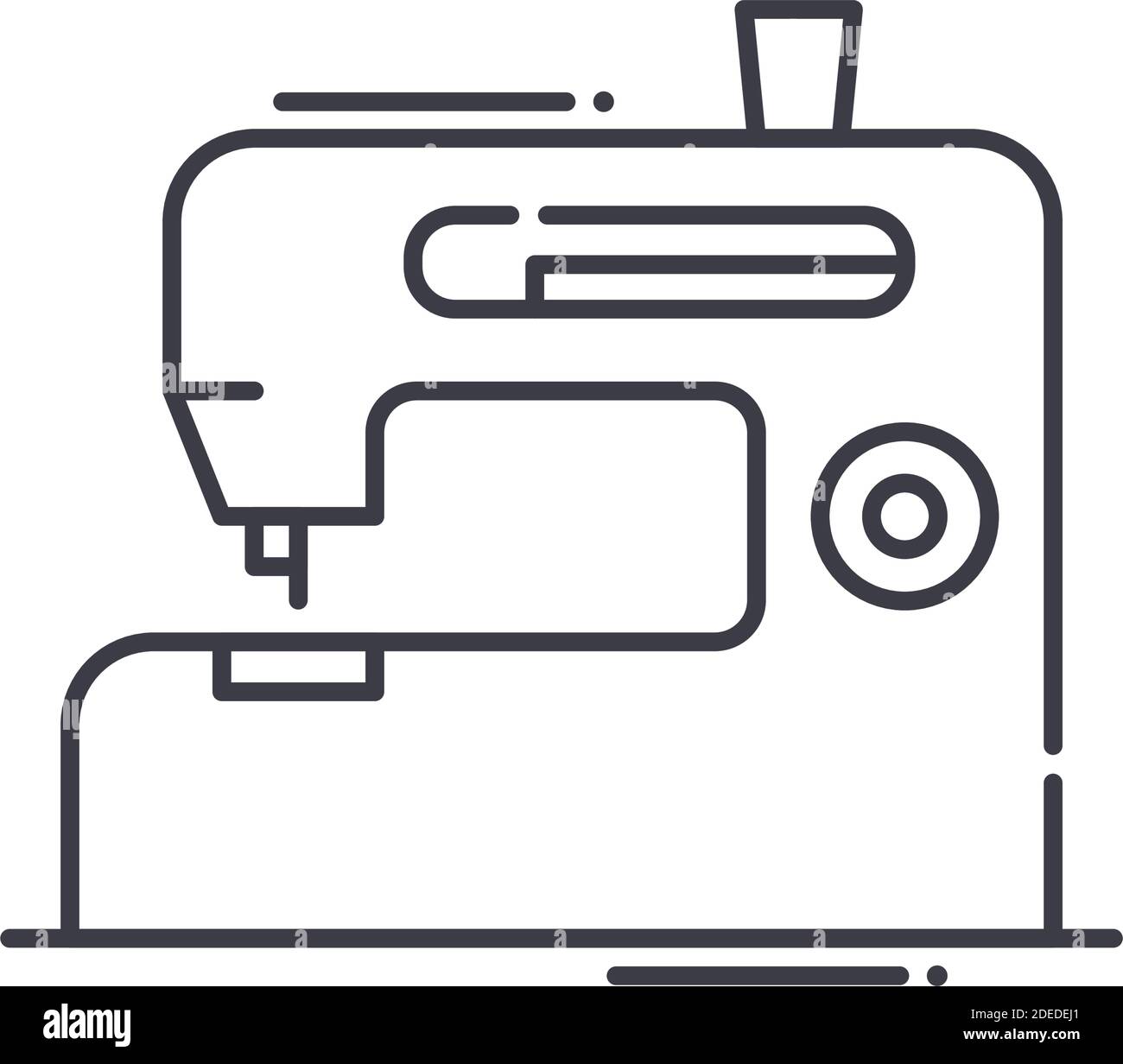 Sewing Machine Outline High Resolution Stock Photography and Images - Alamy
