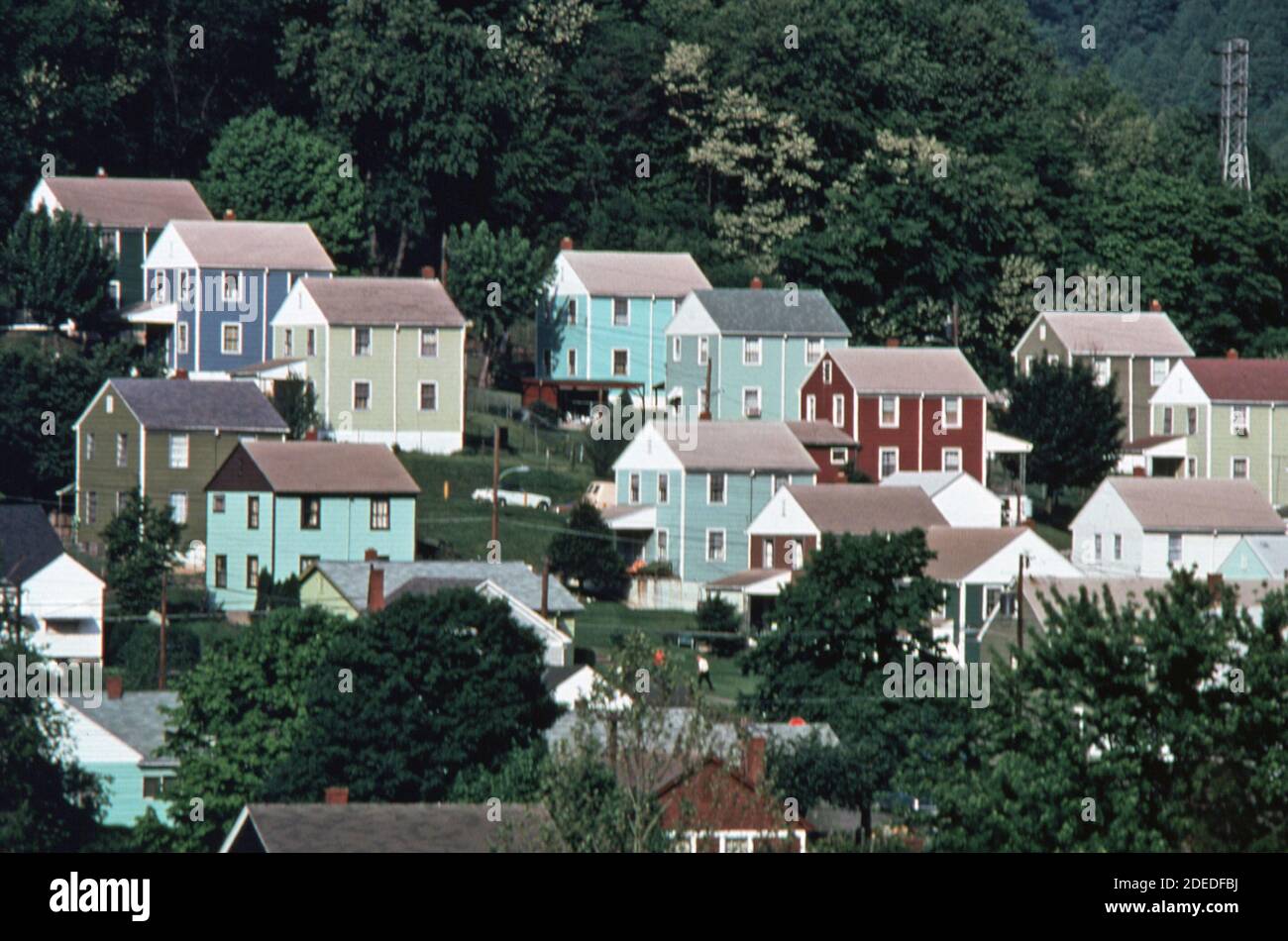 1970s Photo (1975) - Houses of Boomer West Virginia seen from across ...