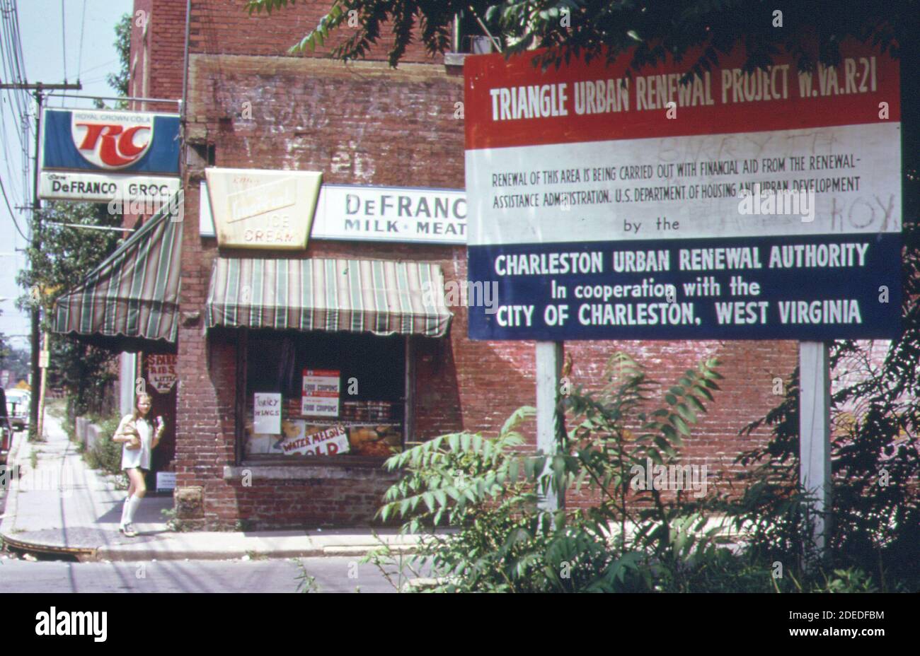 1970s Photo (1973) - Triangle section site of urban renewal project ...