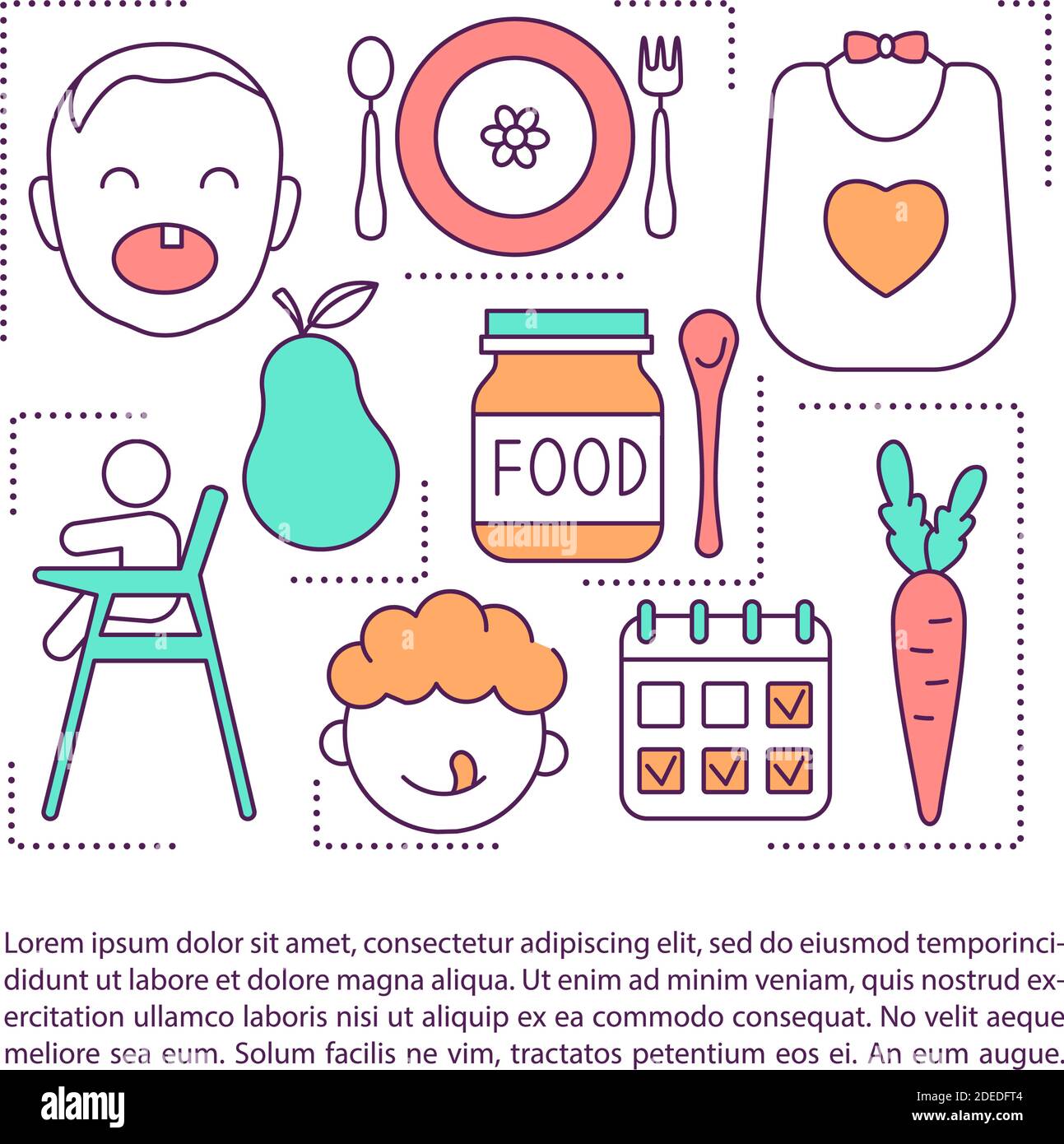 Breastfeeding baby drawing hi-res stock photography and images - Alamy