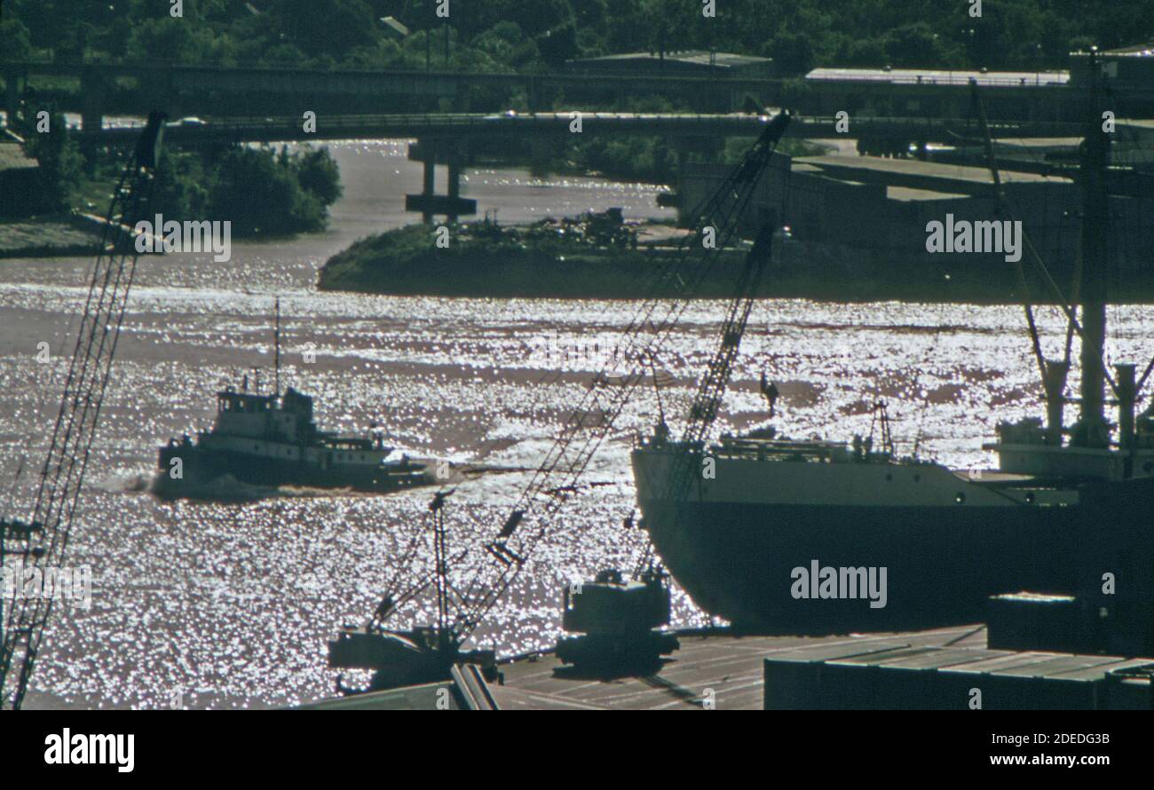 1970s houston ship channel hi-res stock photography and images - Alamy