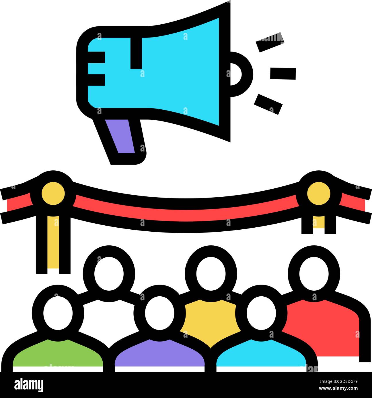 event introduction color icon vector illustration Stock Vector Image ... event introduction color icon vector illustration Stock Vector Image ...