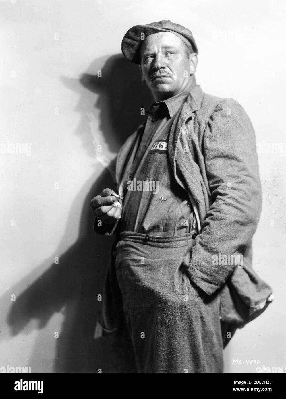 WALLACE BEERY Portrait likely by GEORGE HURRELL as Machine Gun ''Butch ...