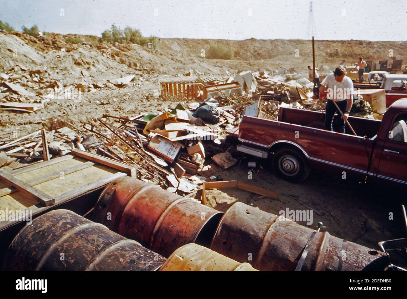 1970s Photos (1972) - Local residents dump trash in Clyde Kepley's ...