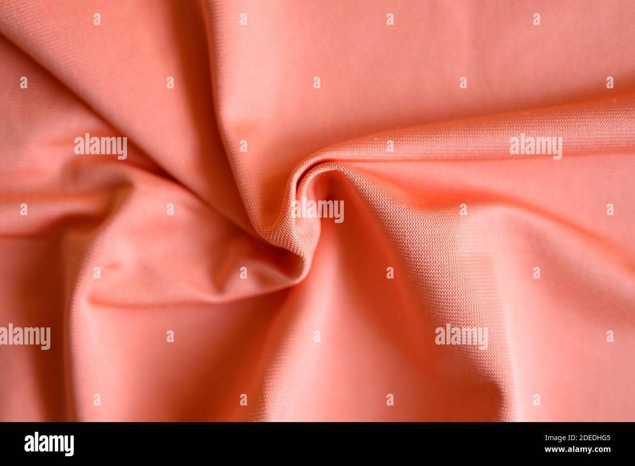 microfiber fabric pink color background with pleats, top view Stock ...