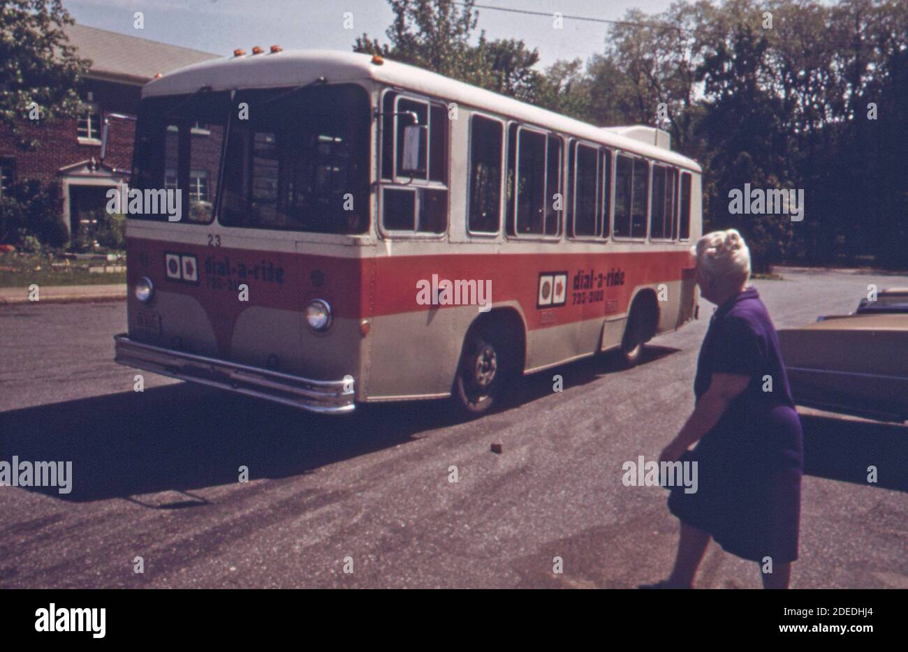 1970s dial a ride bus hi-res stock photography and images - Alamy