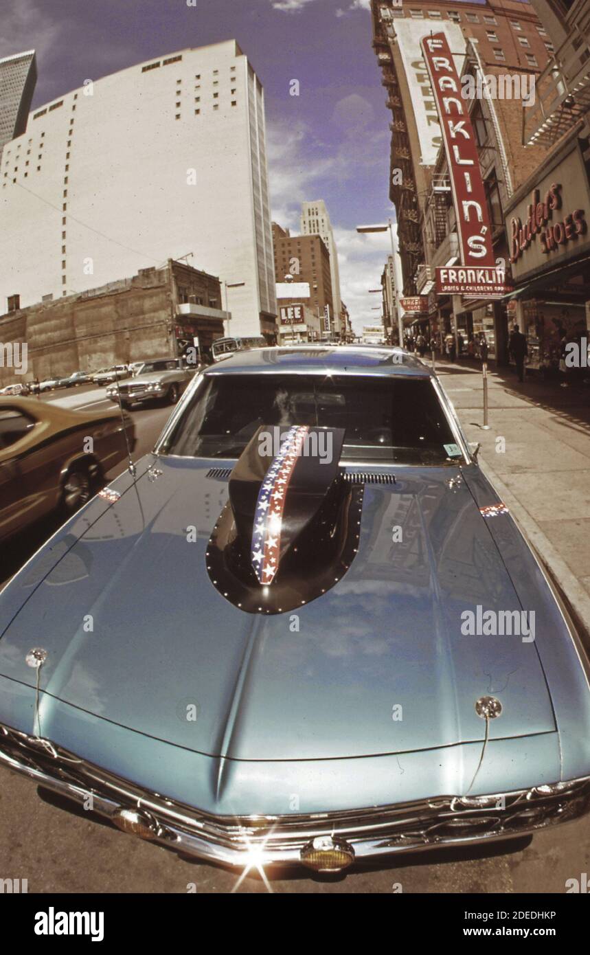 1970s Photo (1972) - In downtown Dallas Stock Photo - Alamy