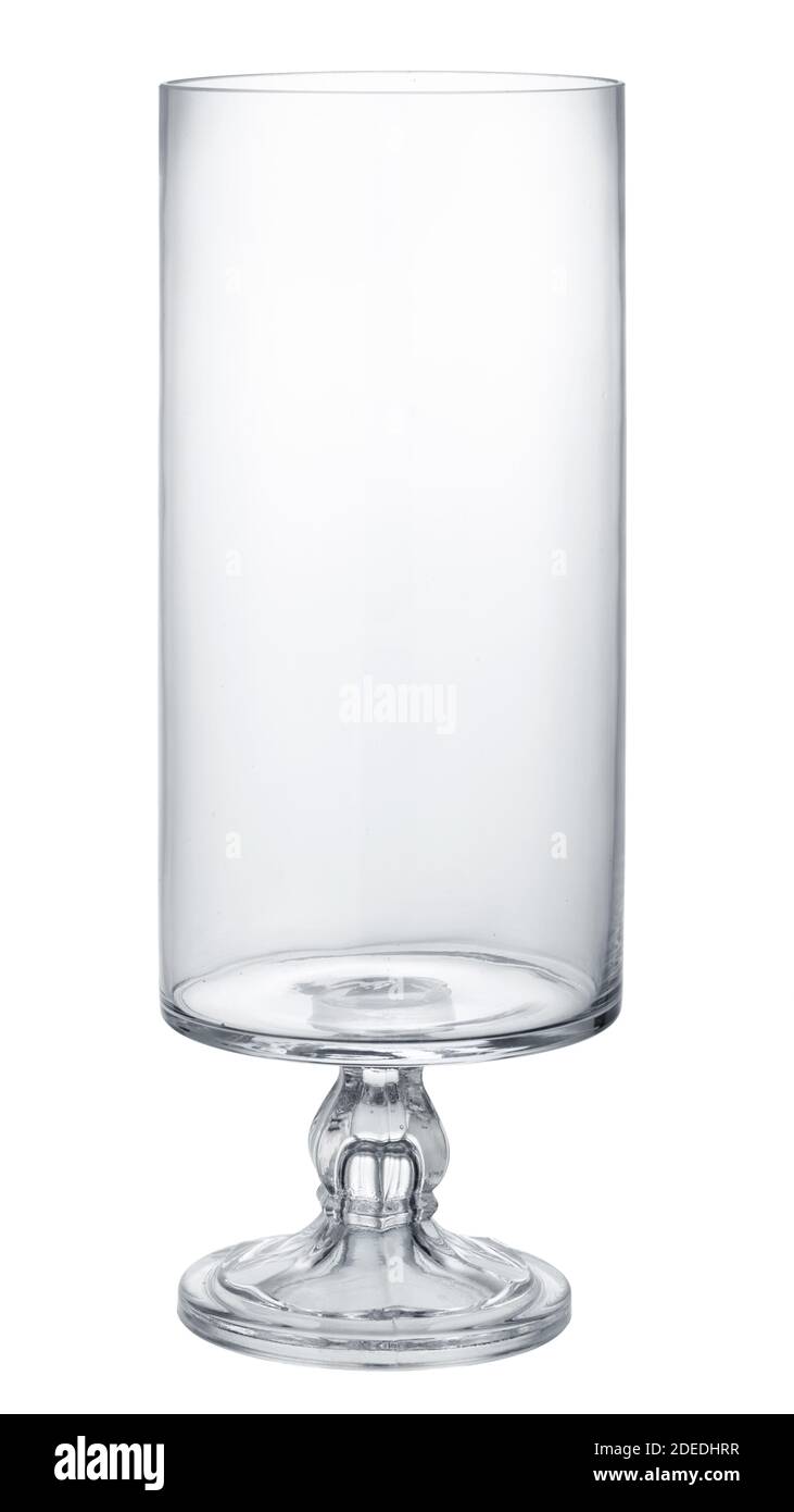 Empty glass storage container isolated on white background Stock Photo ...