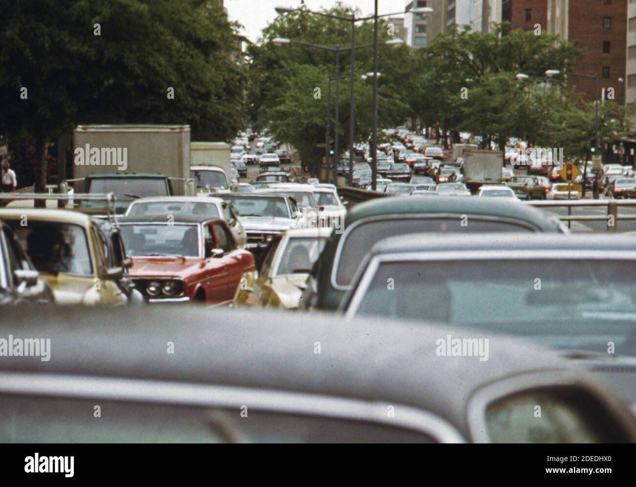 1970s traffic jam hi-res stock photography and images - Alamy