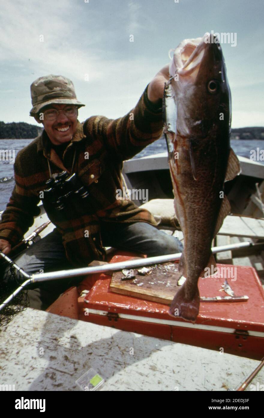 1970s Photo (1973) - Fishing for true cod in southern Puget Sound near ...