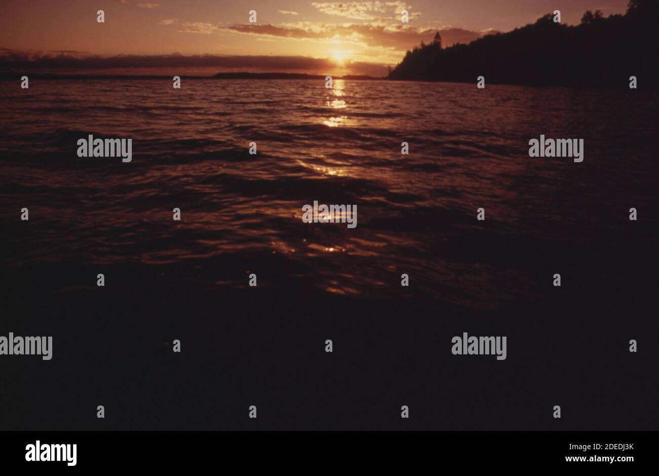 1970s puget sound sunset hi-res stock photography and images - Alamy