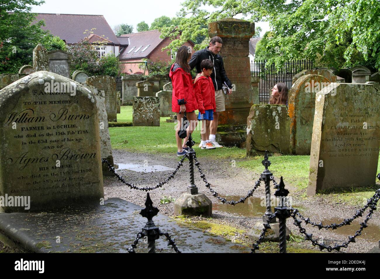 Auld Kirk , Alloway, Ayrshire, Scotland, UK. 24 May 2014. A story ...