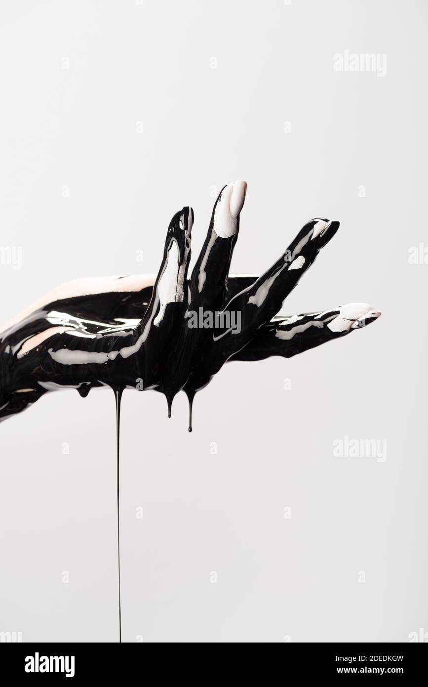 Paint dripping skin hi-res stock photography and images - Alamy