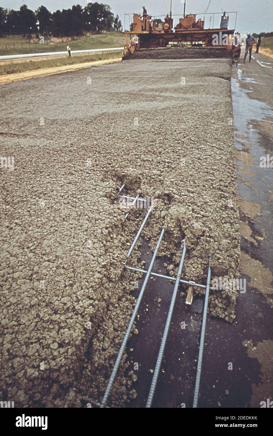 1970s Photo (1972) - Steel rods made from shredded autos are being used ...
