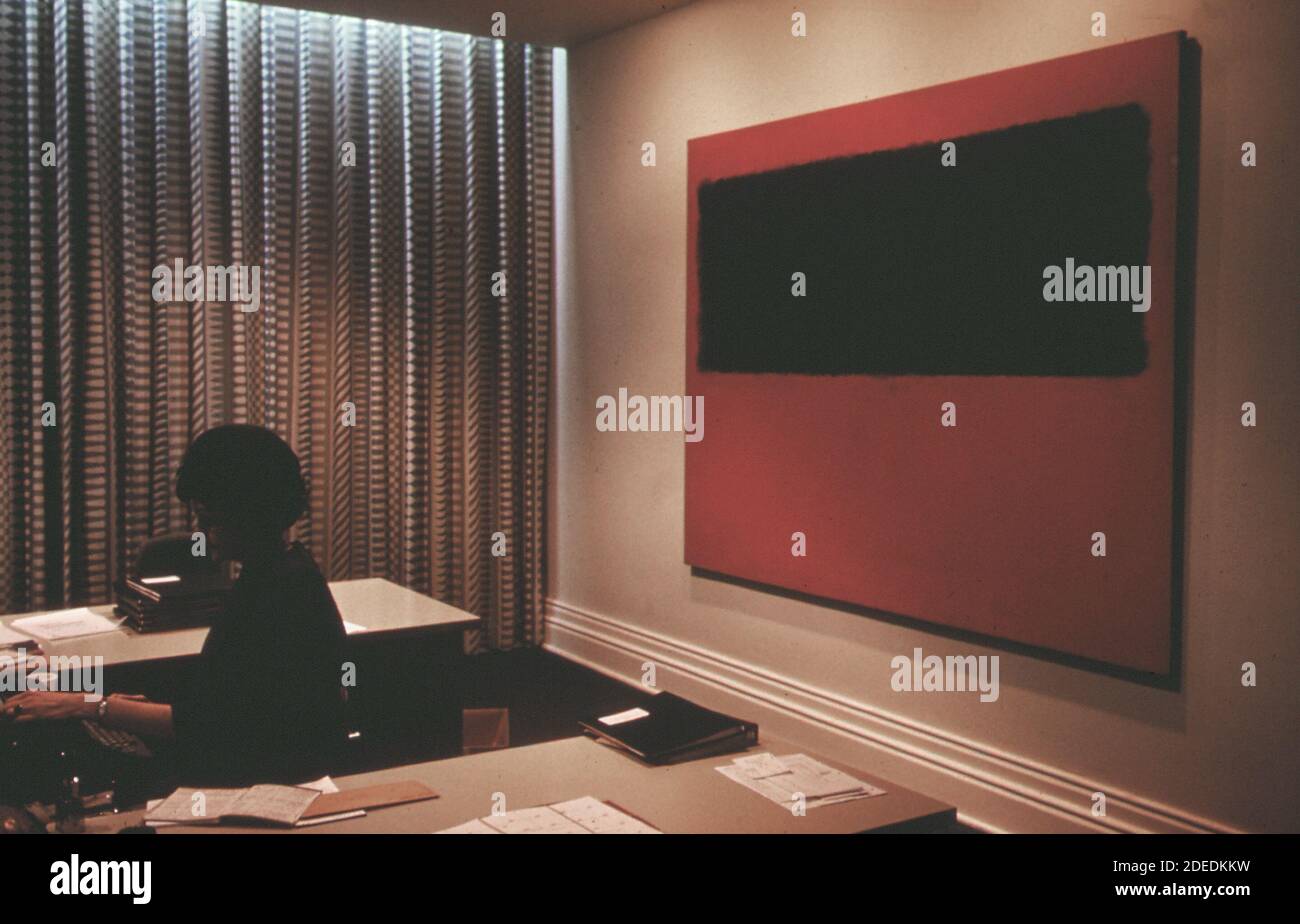 1970's office interior hi-res stock photography and images - Alamy