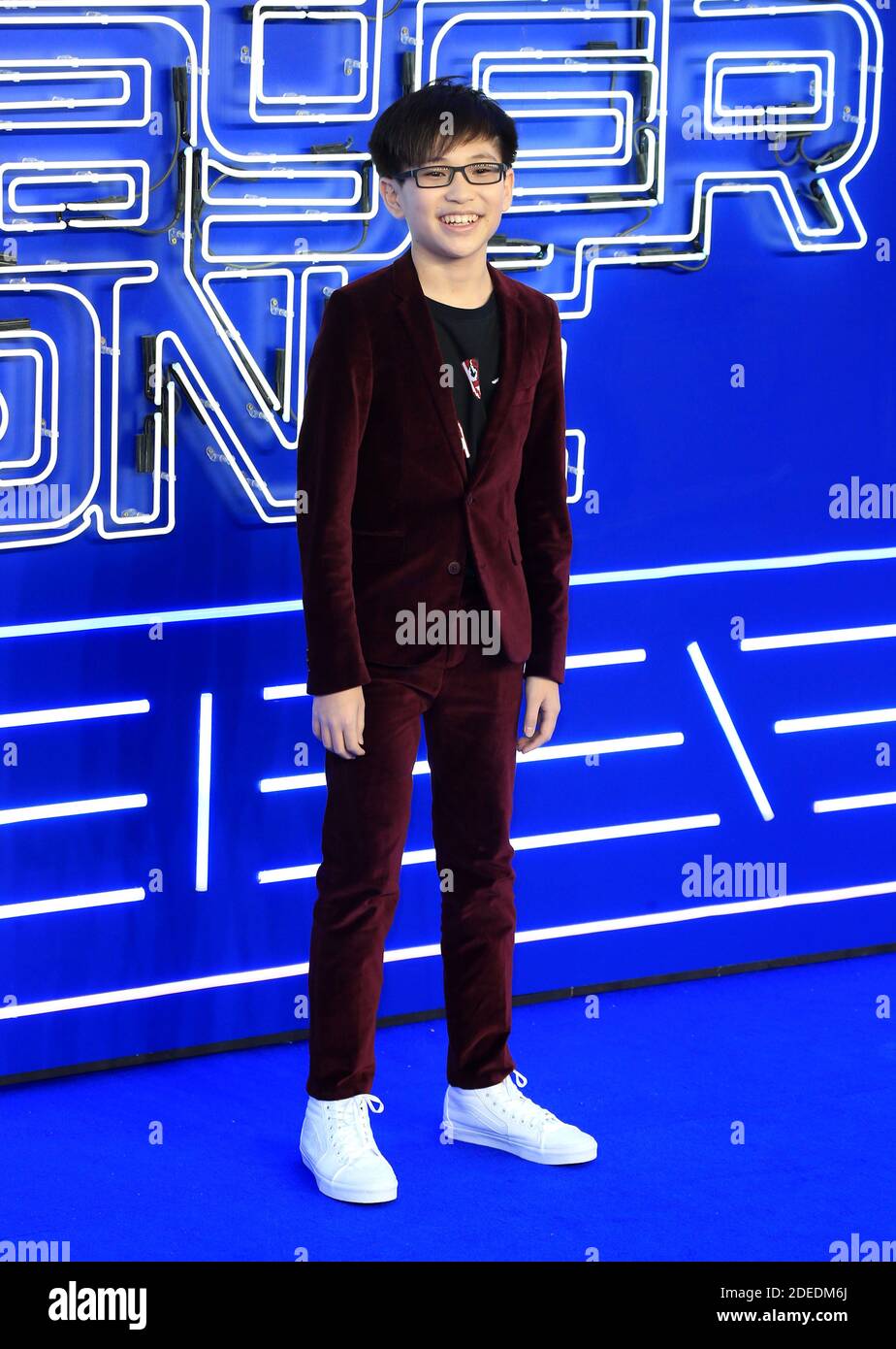 Philip Zhao attends the European Premiere of 'Ready Player One' at Vue ...