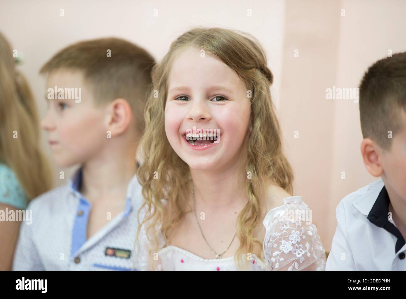 A group of children from kindergarten at the matinee Stock Photo - Alamy