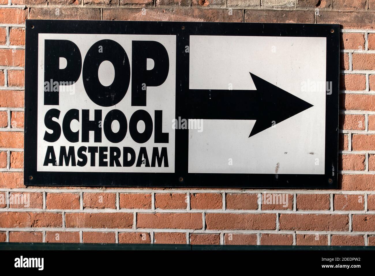 Billboard Pop School At Amsterdam The Netherlands 23-11-2020 Stock ...